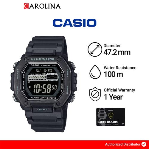 Promo Jam Tangan Pria Casio Standard MWD-110HB-1B Digital Dial Black ...