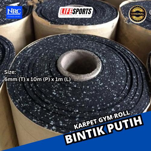 Jual Karpet Gym Roll Bintik Putih 6mm - Rubber Floor - Jakarta Barat ...