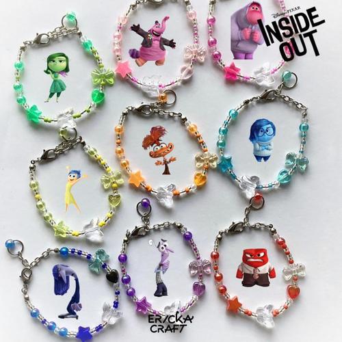 Jual PREMIUM INSIDE OUT DISNEY PIXAR FRIENDSHIP BRACELET JOY SADNESS ...