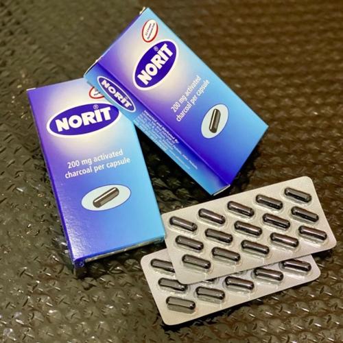 Jual Norit capsule Norit kapsul Norit 200mg isi 30 caps original ...