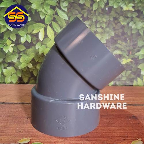 Jual KENIE 45° 3 inch D RUCIKA PVC Elbow Keni 45 Derajat Keni Knee 45 ...