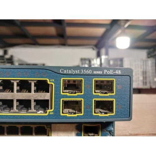 Jual Switch Cisco Catalyst 3560 series PoE-48 WS-C3560-48PS-S 48PORT ...