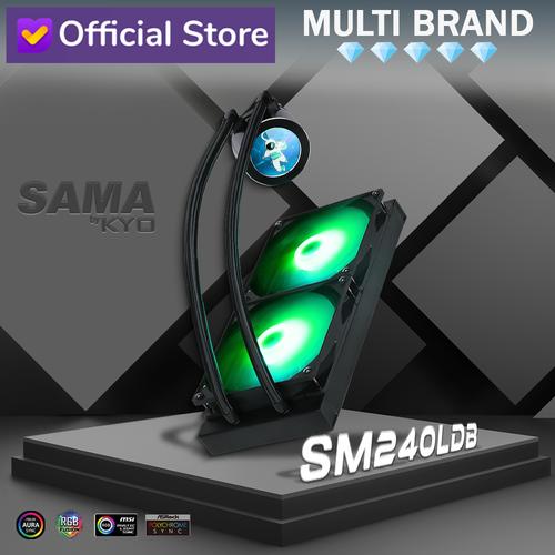 Jual KYO SAMA SM240LDB ARGB AIO Liquid Cooling LCD DISPLAY GARANSI ...