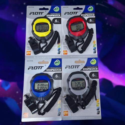 Jual Stopwatch Flot Professional 6 Digit Multifunction sports - Flott ...