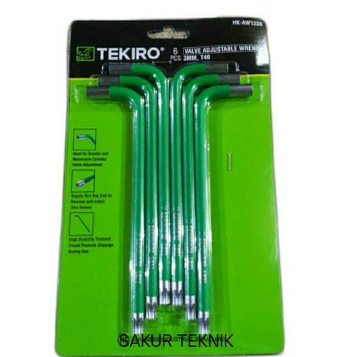 Jual Kunci L Klep Motor Set 6 Pcs Tekiro.\ T-40. \. Valve Adjustable ...