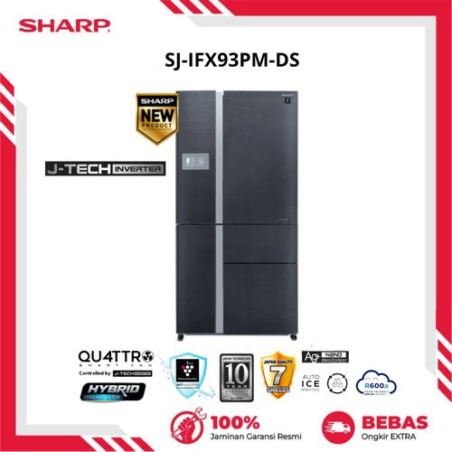Jual SHARP Kulkas Multi Door 5 Pintu J-Tech Inverter 800 Liter SJ ...