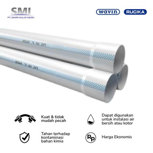Jual Pipa PVC Rucika Type AW (10 Bar) Panjang 4 meter - 1/2" X 4m ...