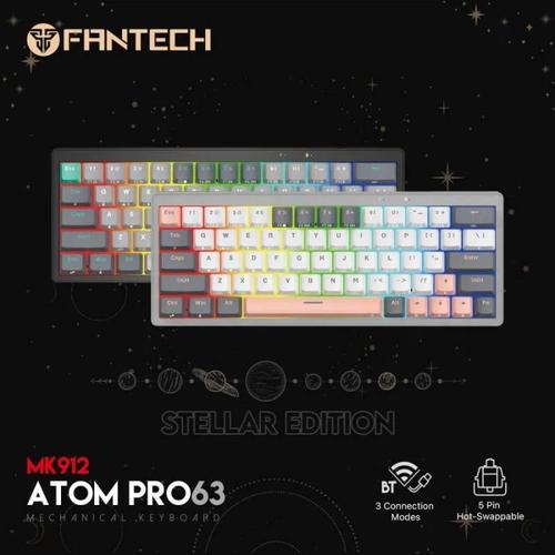 Jual Fantech ATOM PRO 63 MK912 60% Wireless Hotswap Mechanical Keyboard ...