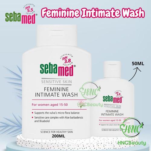 Jual SEBAMED Feminine Intimate Wash pH 3,8 200ml / 100ml- Pembersih ...