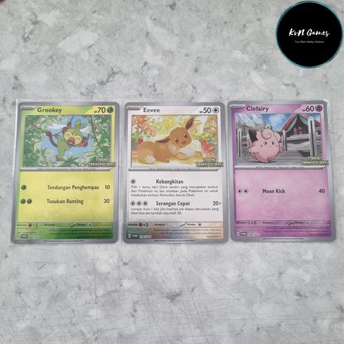 Jual eevee grookey clefairy promo pokemon set special topeng transfigurasi - Pokemon TCG ...
