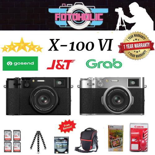 Promo FUJIFILM X100VI DIGITAL KAMERA FUJIFILM X100VI KIT 23MM F2 X100 ...
