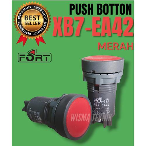 Jual Push Button Switch Fort 22mm XB7EA /XB7-EA/ XB7. FORT Meah / NC ...