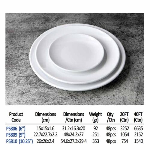 Jual Piring Bulat Ceper 6 inch Horeka P5806 Melamine Golden Dragon ...