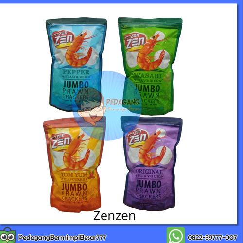 Jual ZEN ZEN PRAWN CRACKERS 70GR READY TO EAT | ZEN ZEN KERUPUK UDANG ...