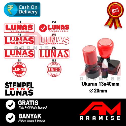 Jual STEMPEL OTOMATIS STEMPEL WARNA STEMPEL LUNAS MINI GRATIS TINTA ...