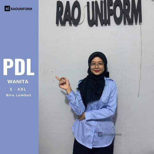 Jual Seragam Dinas PDL Wanita/PDL Putih Lengan Panjang/Kemeja PDL ...