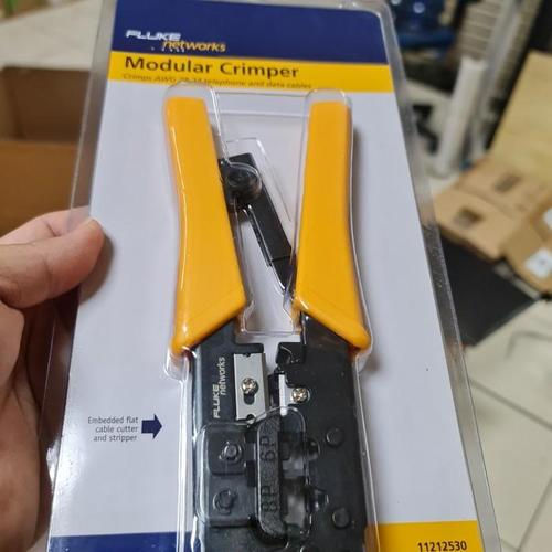 Jual FLUKE MODULAR CRIMPER 11212530/ CRIMPING TOOL RJ11, RJ 12, RJ45 ...