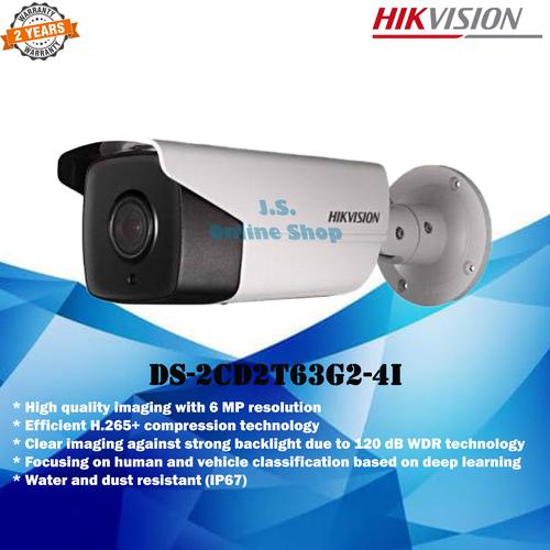 Jual HIKVISION CCTV 6 MP ACUSENSE FIXED BULLET NETWORK CAMERA DS-2CD2T63G2-4I - Jakarta Barat ...