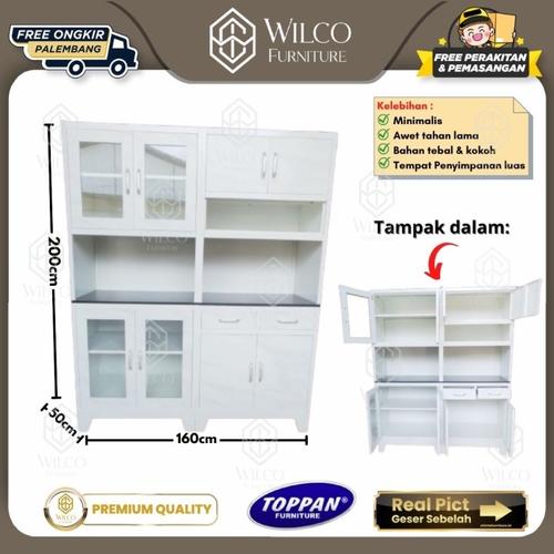 Jual Kitchen Set 4D Niuna Toppan Besi / Rak Dapur Plat Besi / Lemari ...