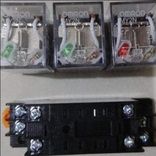Jual Relay Omron MY2N MY2-N 8 Pin Kaki 220VAC 24DC 12VDC Socket PYF08A-E - 220V - 220v - 24dc ...