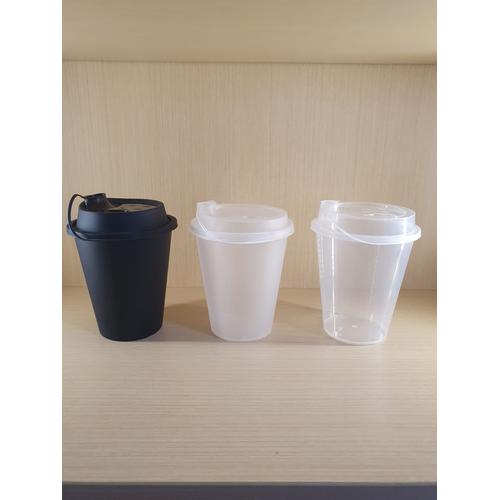 Jual PPI CUP 12 OZ + TUTUP PP INJECTION ( ADA 3 MACAM CUP) HITAM ...