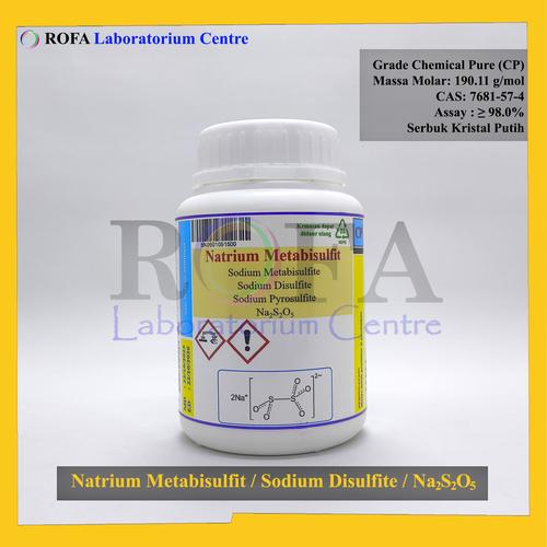Jual Natrium Metabisulfit / Sodium Metabisulfite / Na2S2O5 CP 500 Gram ...