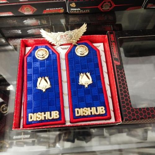 Jual "Que" Pangkat Pdu Dishub 3D Lis Merah Bordir Bac Original ...