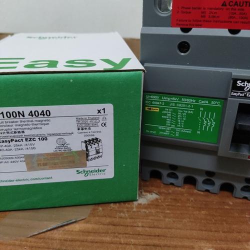 Jual MCCB BREAKER EZC100N 4Pole 40A 18kA EZC100N 4P 40A - Jakarta Barat - Starlight-Elektrik ...