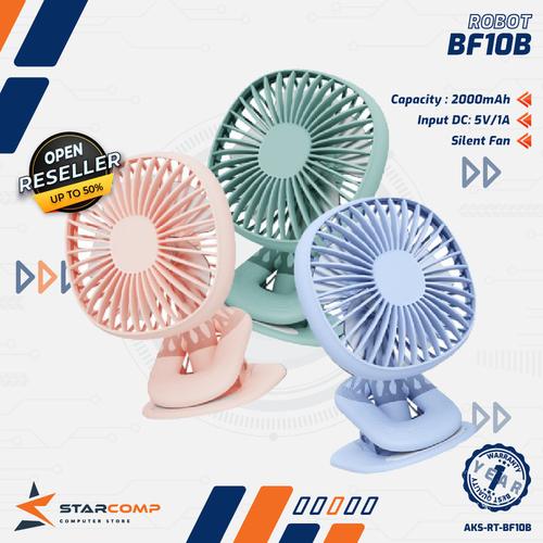 Jual Kipas Angin Mini ROBOT RT BF10 USB FAN Portable Model Jepit ...