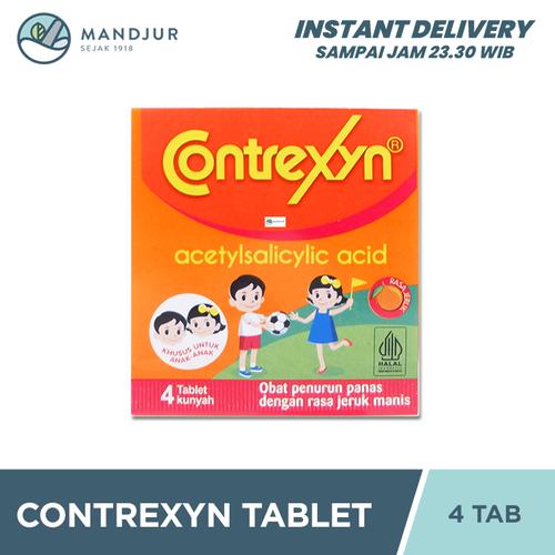Jual Contrexyn 4 Tablet Kunyah - Obat Penurun Panas Rasa Jeruk ...