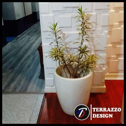 Jual pot tanaman hias elegant indoor marmer terazzo - Kota Depok ...