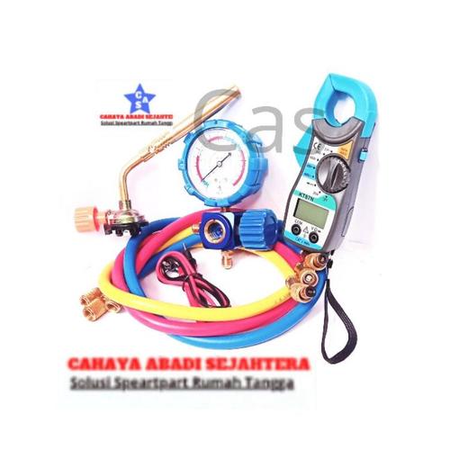 Jual Alat pengisian freon R22 dan R134a ukur freon ac rumah kulkas dll ...