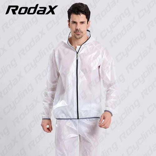 Jual RodaX Raincoat - Tech White Original - Jas Hujan Sepeda sporty ...