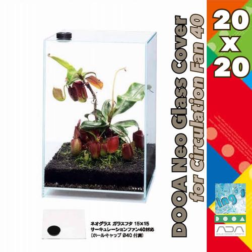 Jual ADA DOOA Neo Glass Cover 20x20 cm for Circulation Fan 40 Penutup ...