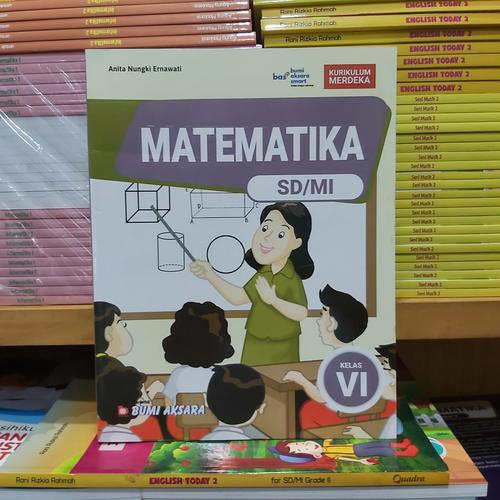 Jual Buku Matematika SD Kelas 6 Kurikulum Merdeka Penerbit Bumi Aksara - Jakarta Timur - Giri ...
