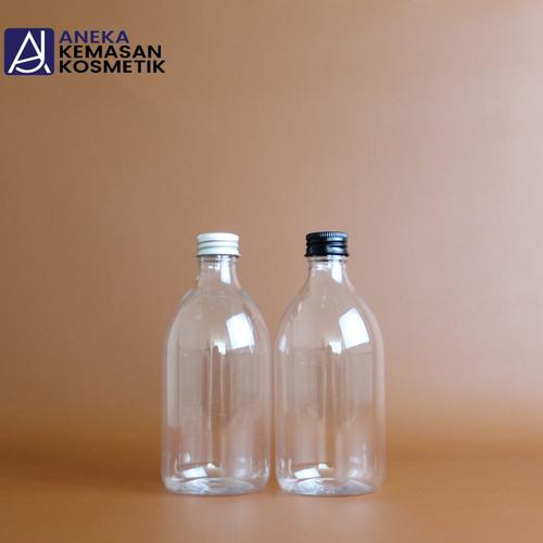 Jual Botol ulir 300ml oval natural/botol pet 300ml/ulir alumunium neck ...
