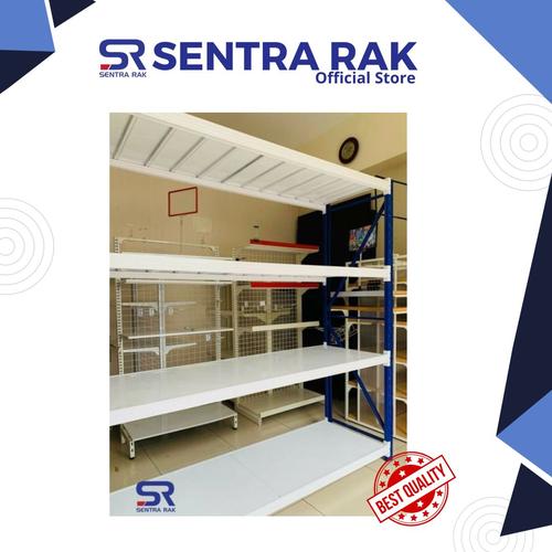 Jual Tambahan Shelf + 2 Beam Rak Gudang Uk 240 x 120 x 60 Kaps 200 Kg ...