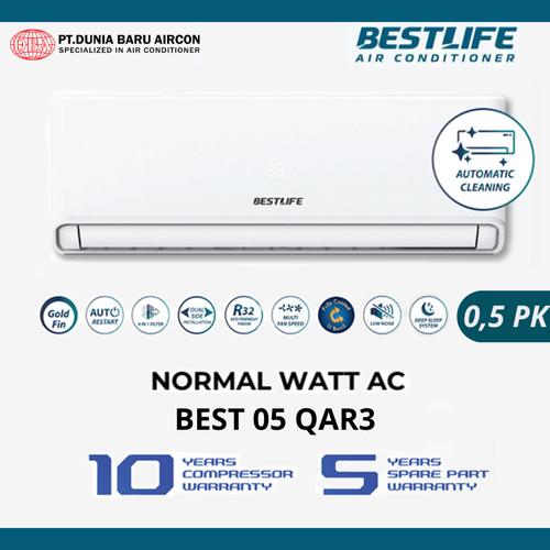 Jual AC BESTLIFE 1/2 PK BEST 05 QAR3 AC SPLIT / AIR CONDITIONER 1/2 PK ...