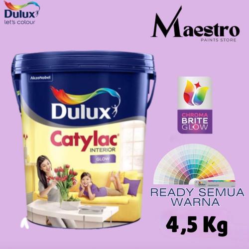 Jual (Part 2) Cat Dulux CATYLAC Glow 5kg Putih Custom Warna - Pale ...