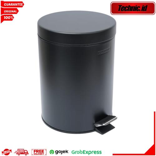 Jual Krisbow 5 Liter Tempat Sampah Pedal Softclose Round Tempat Sampah Indoor Alat Kebersihan ...