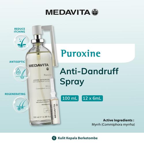 Jual Medavita Puroxine Anti-Dandruff Intensive Treatment - ampul [box ...