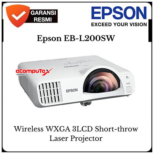 Jual Proyektor Epson EB-L200SW Wireless WXGA 3LCD Short-throw Laser ...