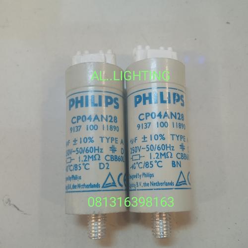 Jual capasitor philips CP04AN28 /4uf 250v-50/60Hz - Jakarta Barat - AL ...