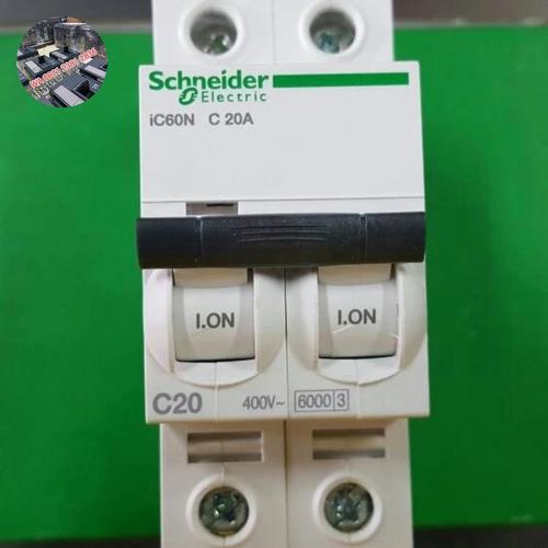 Jual SCHNEIDER MCB 6KA ACTI 9 IC60N 2P 20A A9F74220 SCHNEIDER ORIGINAL NEW - Jakarta Pusat ...