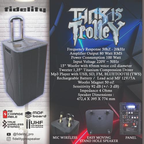 Jual FIDELITY THOR PRO 15/SPEAKER AKTIF 15 INCH FIDELITY THOR PRO 15 ...