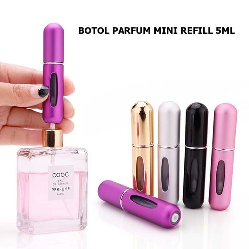 Jual Botol Parfum Mini Travel 5ml Isi Ulang Aluminium Portable ...