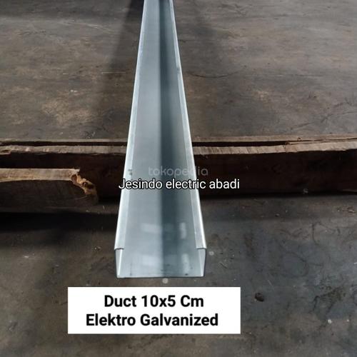 Jual Duct 10x5 Cm type.C + Cover Tray Elektro Galvanized, plat 1.8mm ...