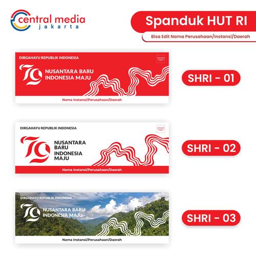 Jual Spanduk HUT RI Banner 17 Agustus Dirgahayu Indonesia Custom Logo ...