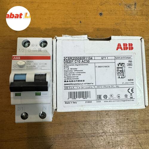 Jual RCBO ABB DS201 C10 1P + N 10A 30mA - Jakarta Pusat - Rasya sahabat listrik | Tokopedia