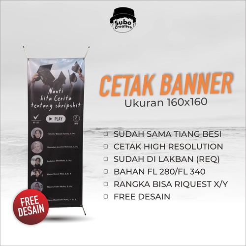 Jual CETAK X/Y BANNER | BUAT SEMPRO BISA REQ. LAKBAN | FREE DESAIN | 2 ...